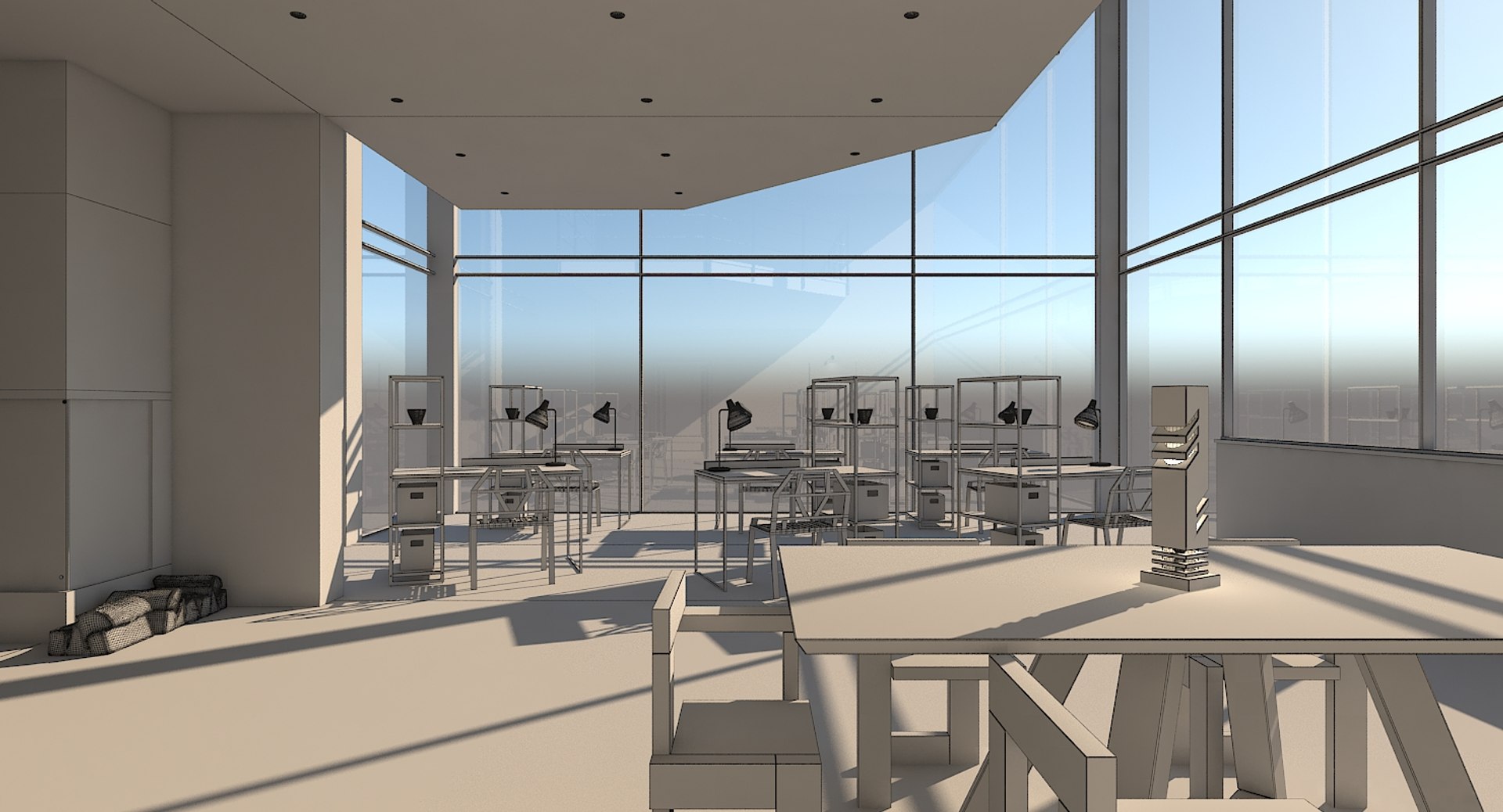 Interior space architecture 3D model - TurboSquid 1470001