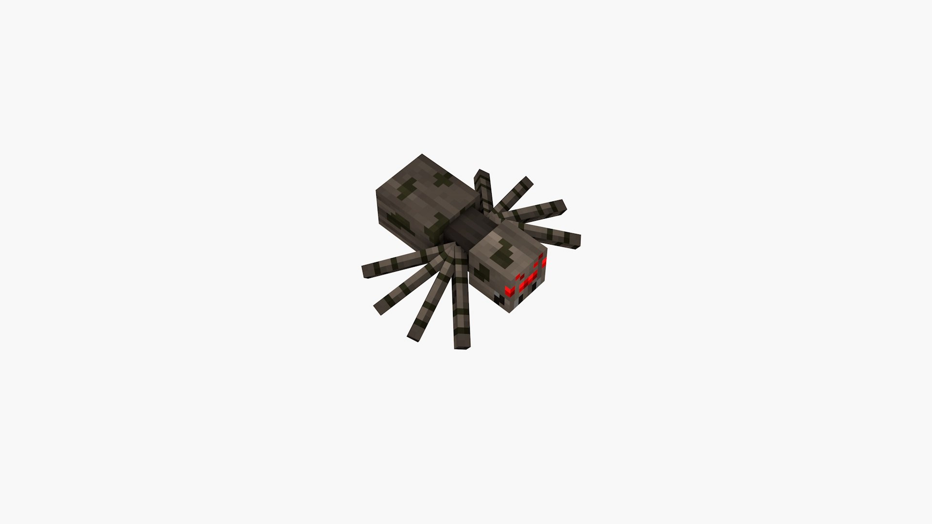 3D Model Minecraft Spider - TurboSquid 1842708