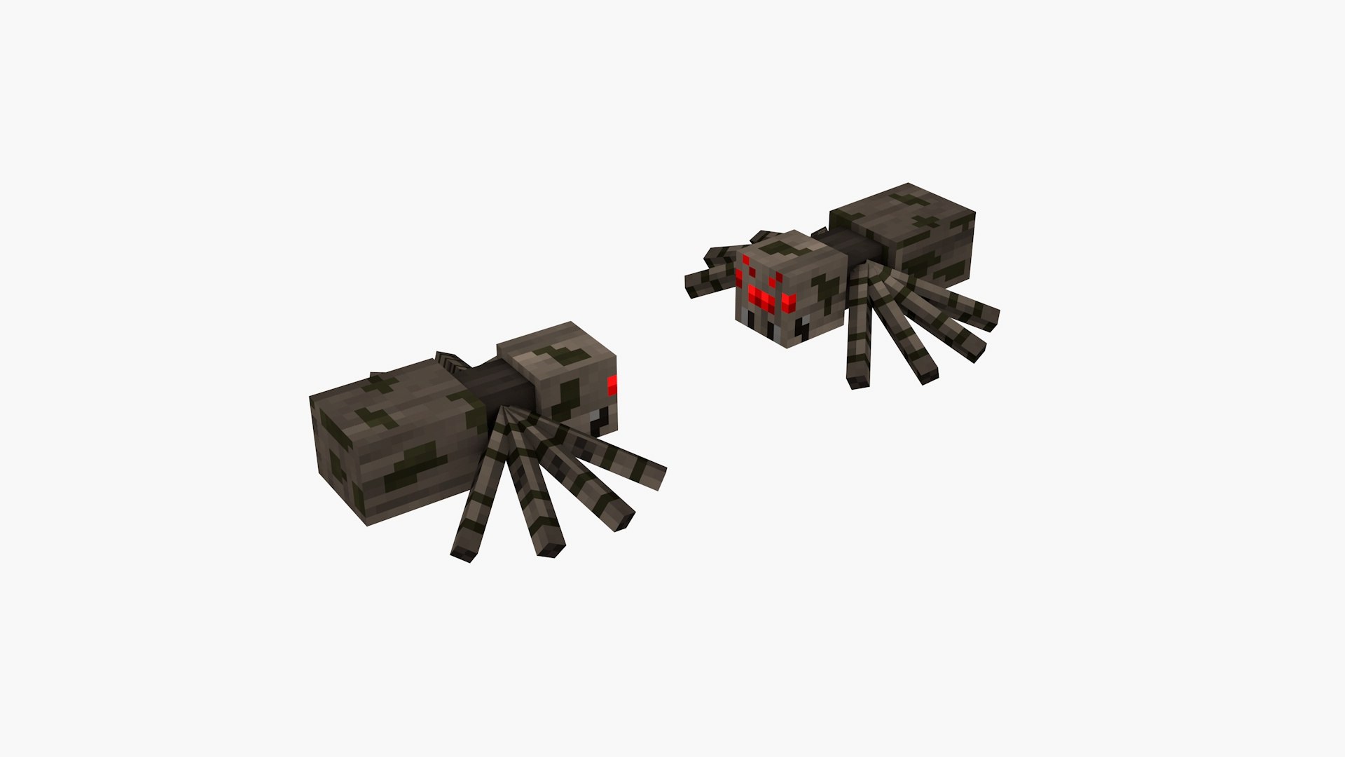 3D Model Minecraft Spider - TurboSquid 1842708