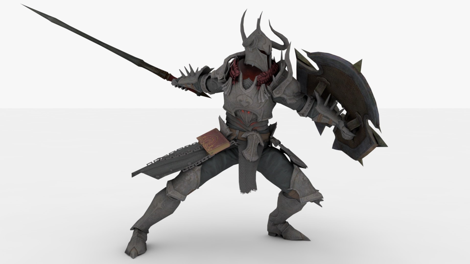 3D Dark Knight Warrior Rigged And Animation Model - TurboSquid 2348431