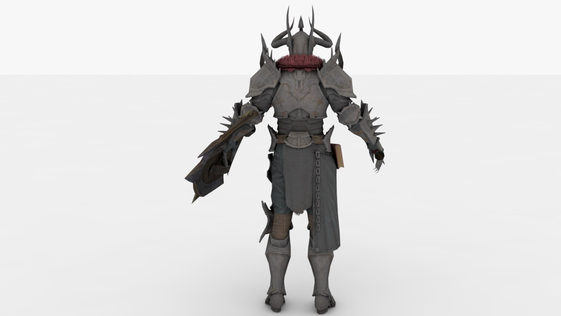 3D Dark Knight Warrior Rigged And Animation Model - TurboSquid 2348431