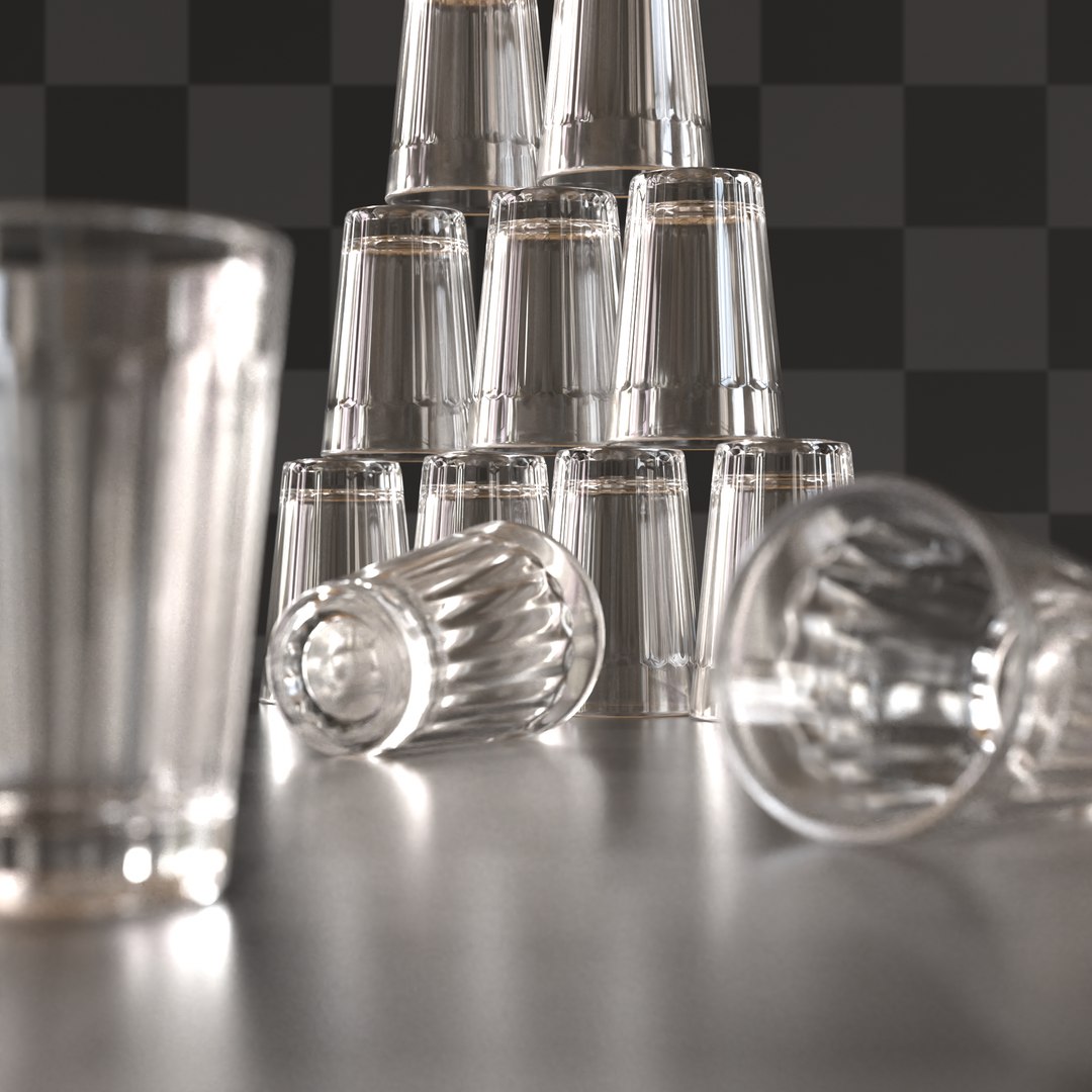 3D Glass Portuguese Galao - TurboSquid 1576444