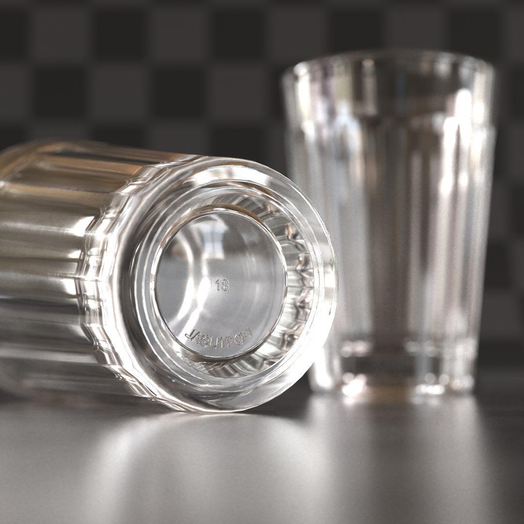 3D Glass Portuguese Galao - TurboSquid 1576444