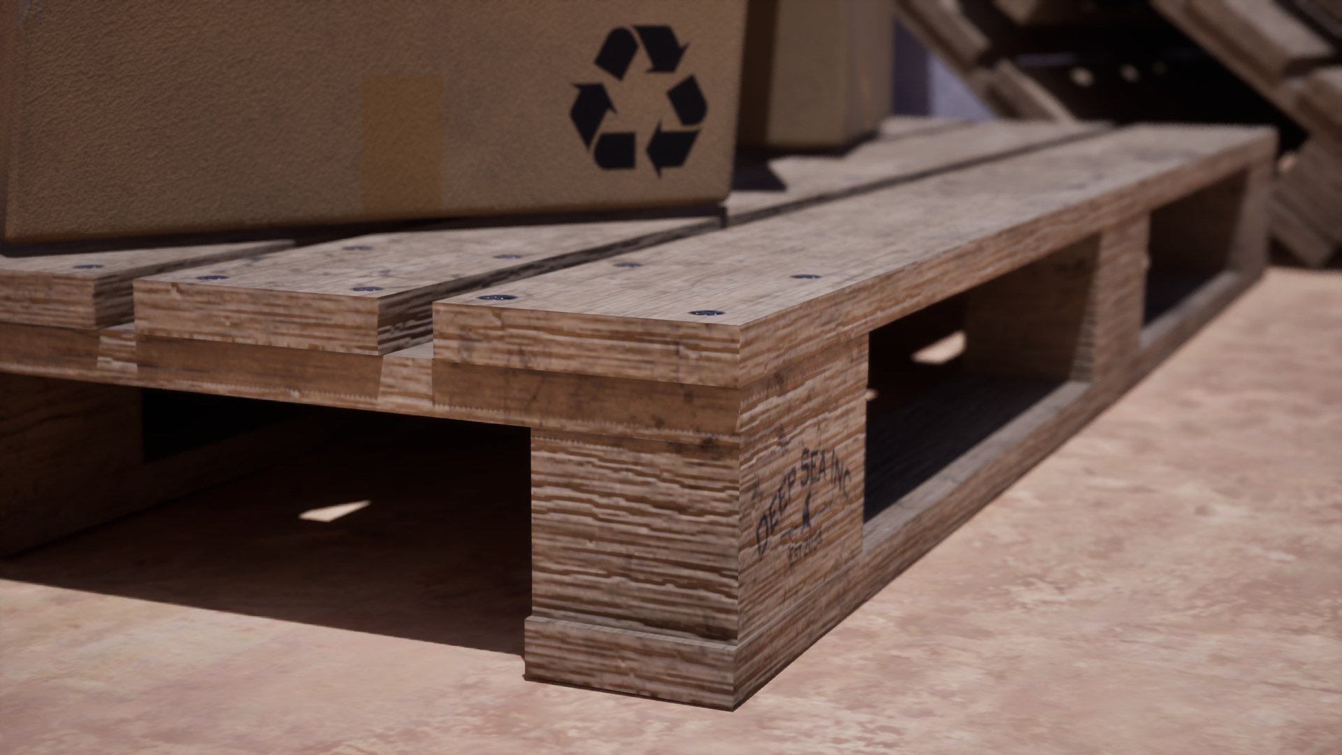 3D Wooden Pallet - TurboSquid 2299767