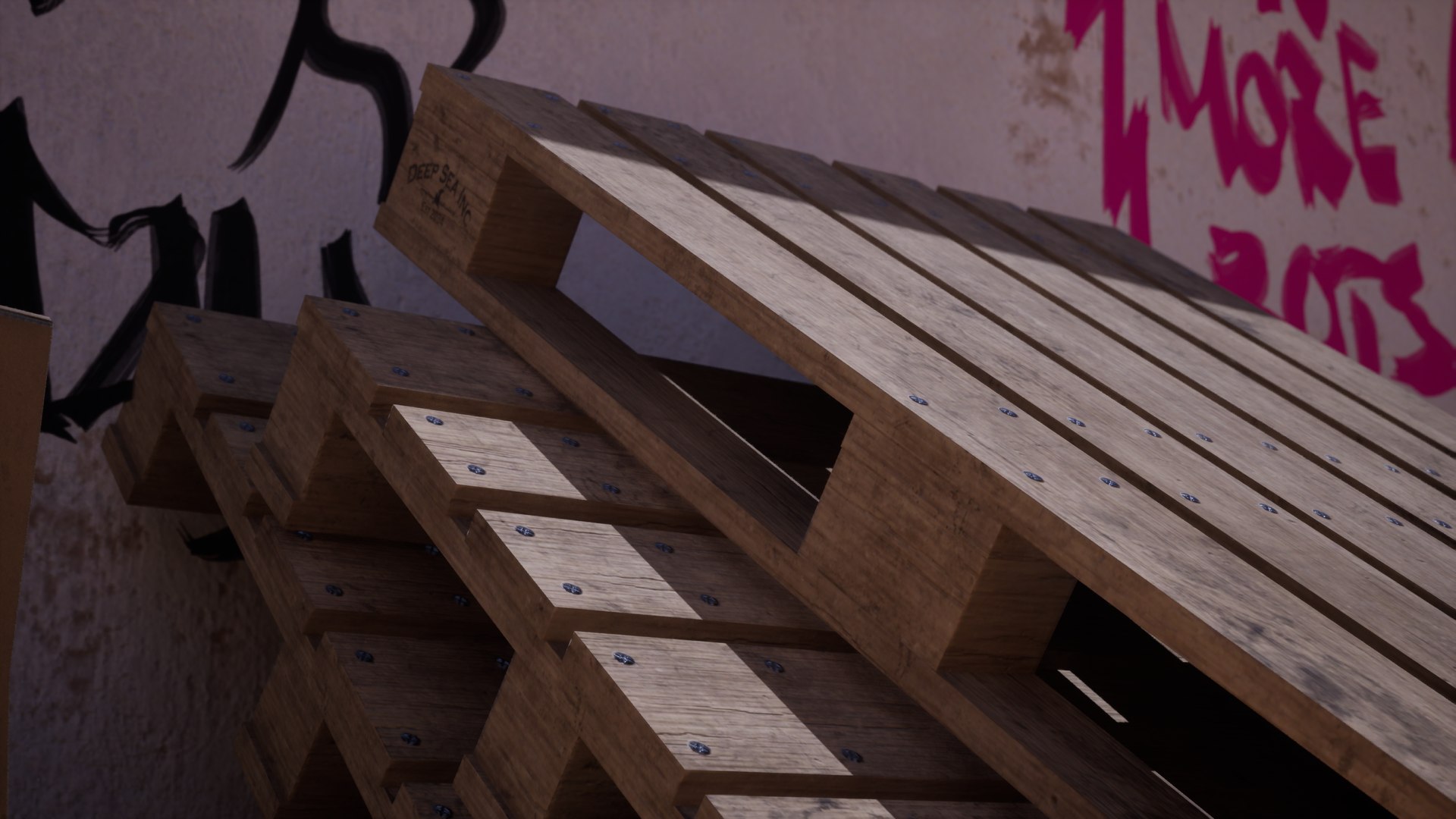 3D Wooden Pallet - TurboSquid 2299767