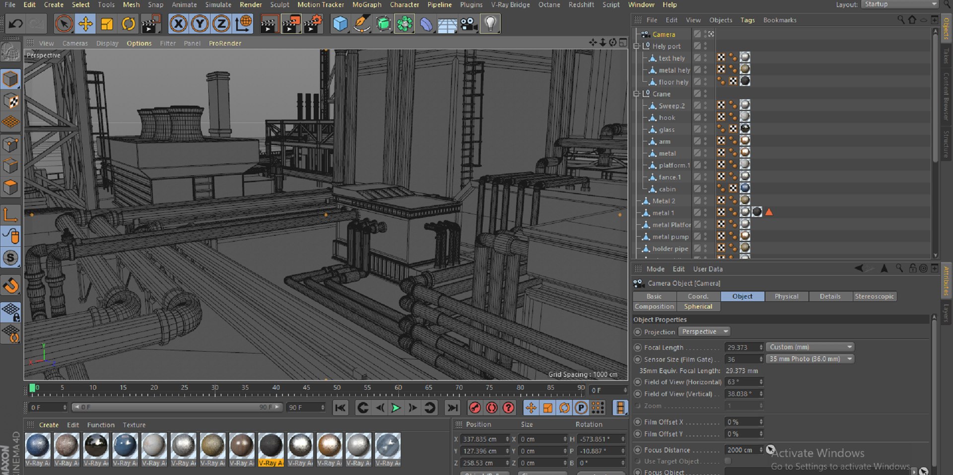 Oil Rig Triangle 3D - TurboSquid 2186679