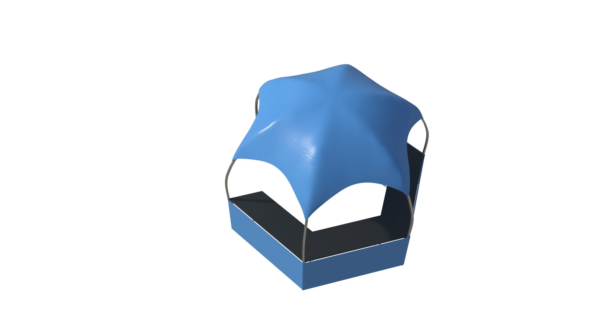 Hemisphere Marketing Hexagonal Tent 3D Model - TurboSquid 1868569