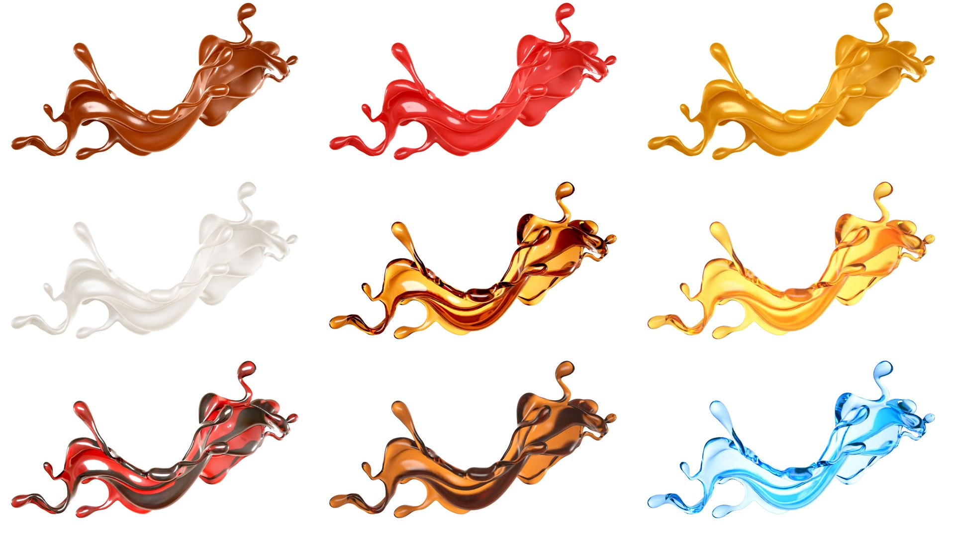 Splash Liquid Water 3D Model - TurboSquid 1637795