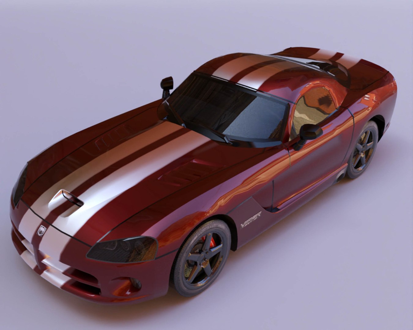 3D 3D CAR DodgeViper SRT 10 Model - TurboSquid 2037137