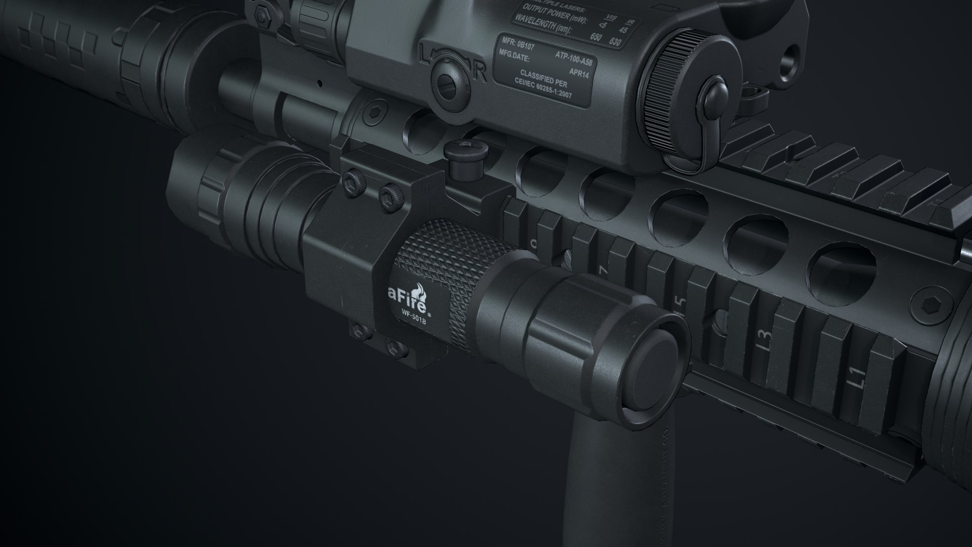 3D M4A1 Custom-04 Modular - TurboSquid 1874564