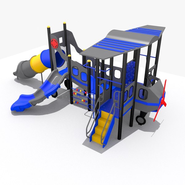 3D Airplane Playground - TurboSquid 1777103