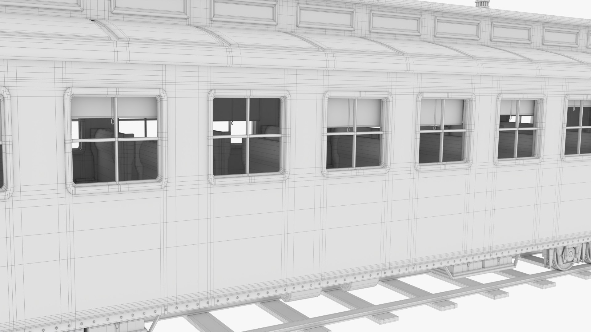 Steam Train Green - TurboSquid 2291508