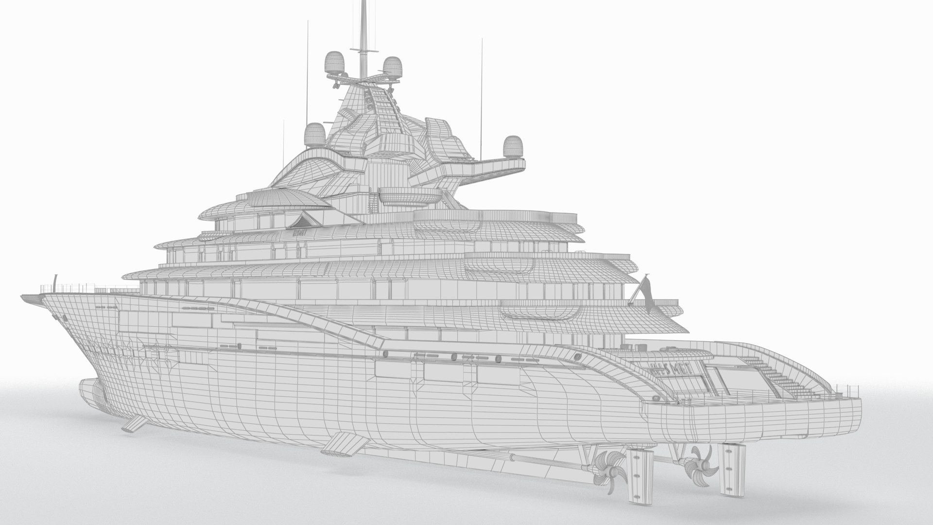 Kismet Superyacht Dynamic Simulation 3D - TurboSquid 2323878