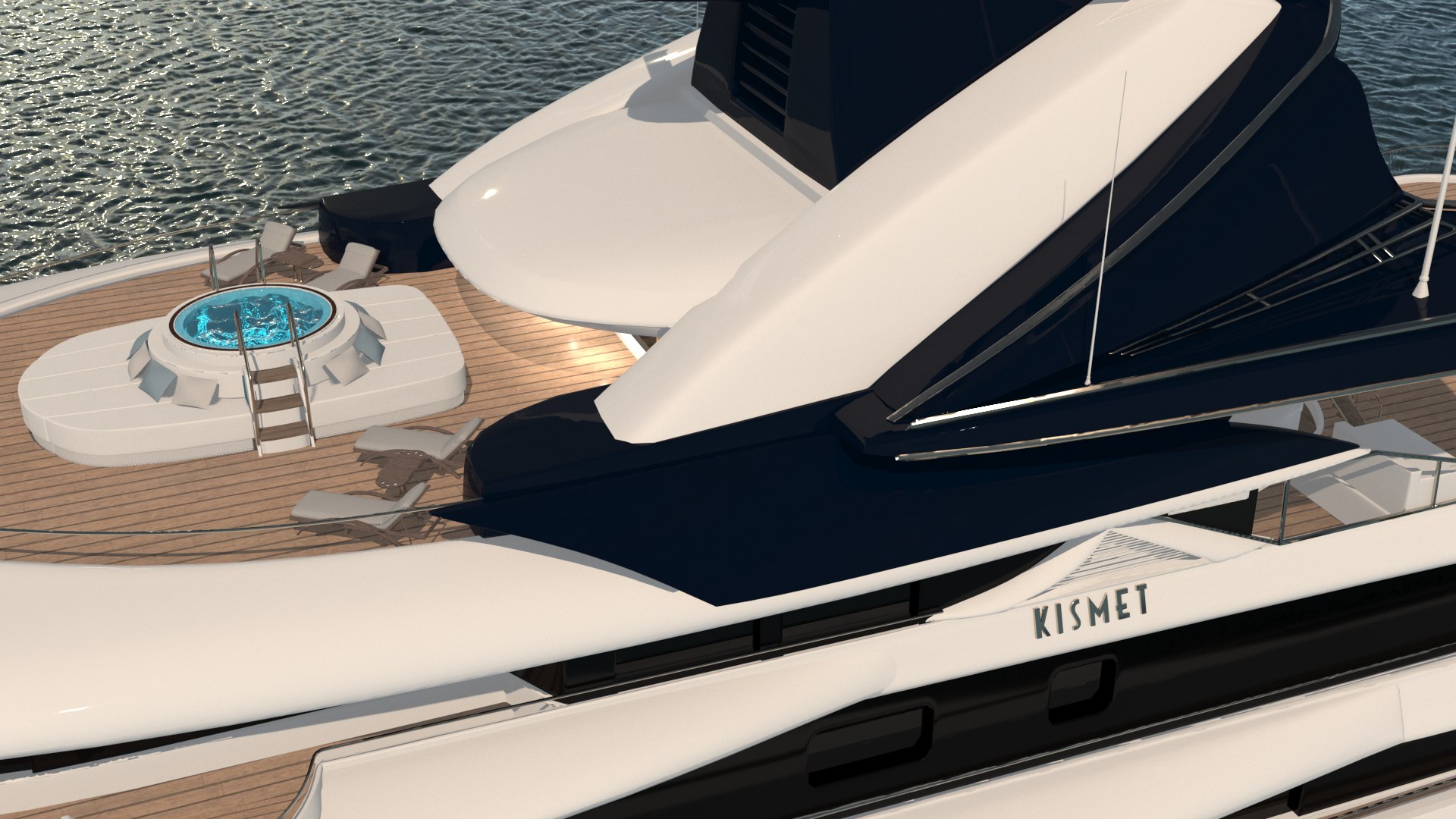 Kismet Superyacht Dynamic Simulation 3D - TurboSquid 2323878