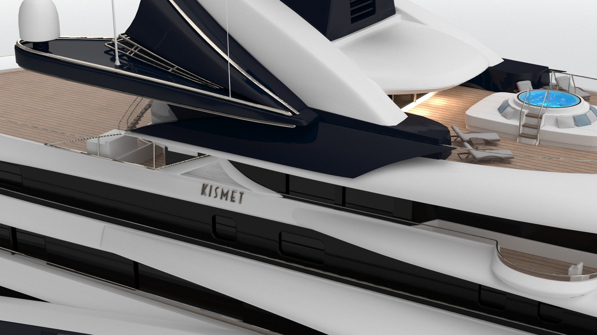 Kismet Superyacht Dynamic Simulation 3D - TurboSquid 2323878