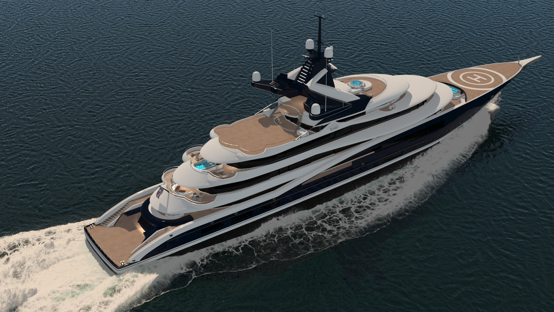 Kismet Superyacht Dynamic Simulation 3D - TurboSquid 2323878
