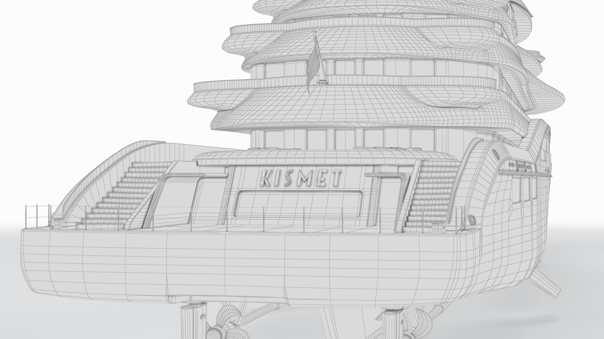 Kismet Superyacht Dynamic Simulation 3D - TurboSquid 2323878