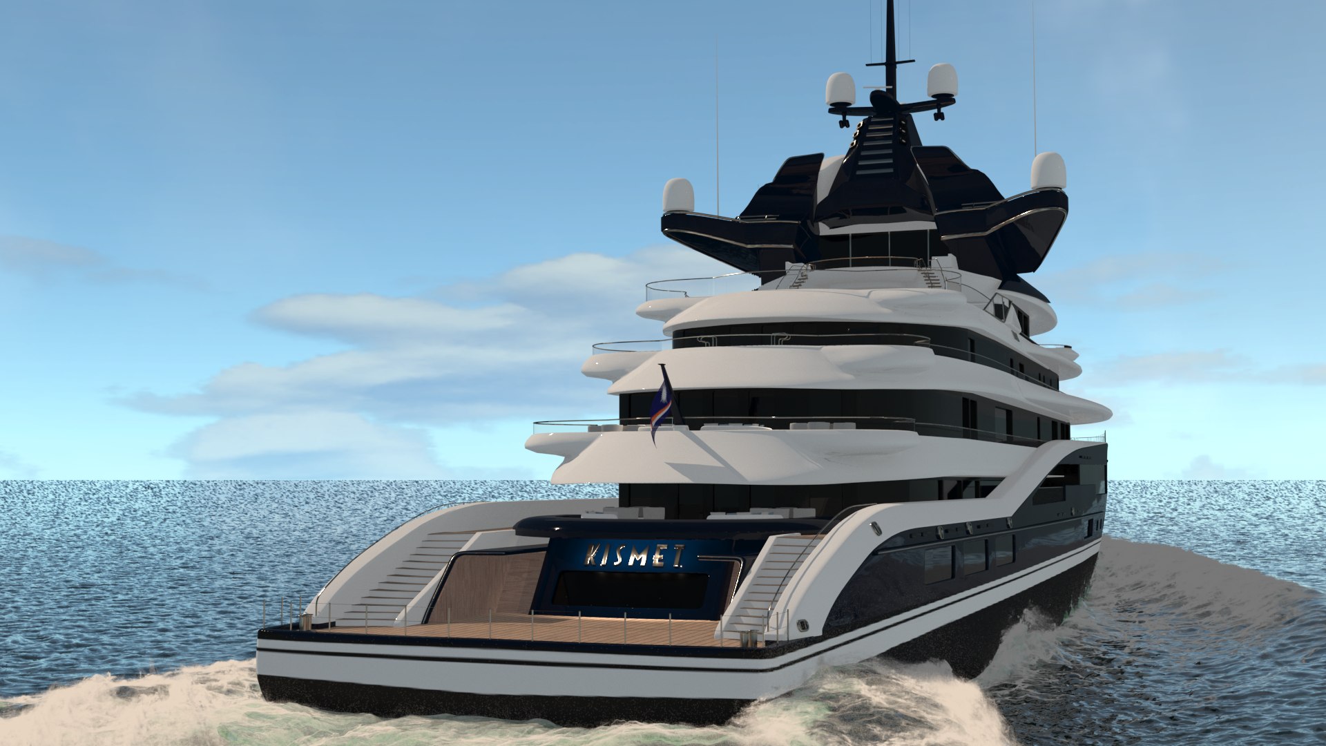 Kismet Superyacht Dynamic Simulation 3D - TurboSquid 2323878