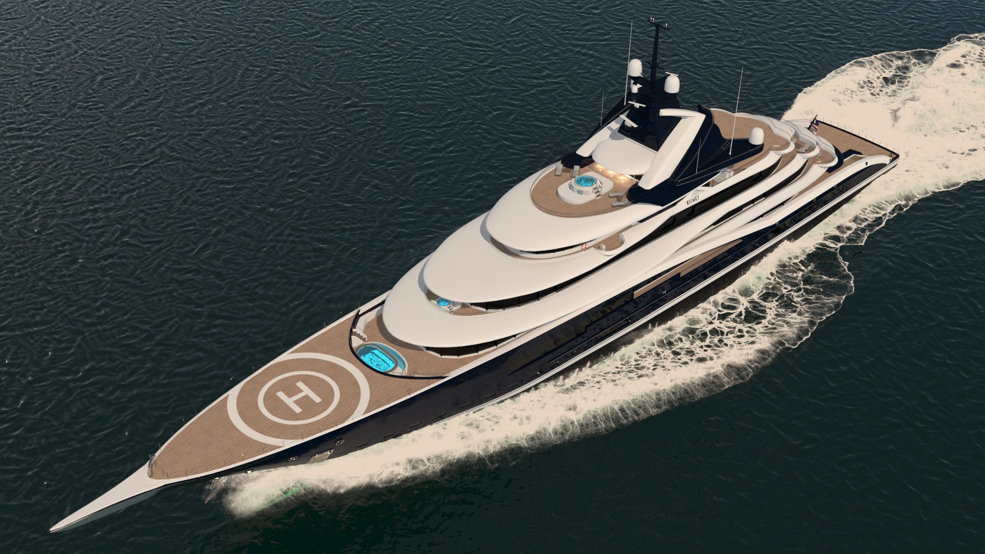 Kismet Superyacht Dynamic Simulation 3D - TurboSquid 2323878