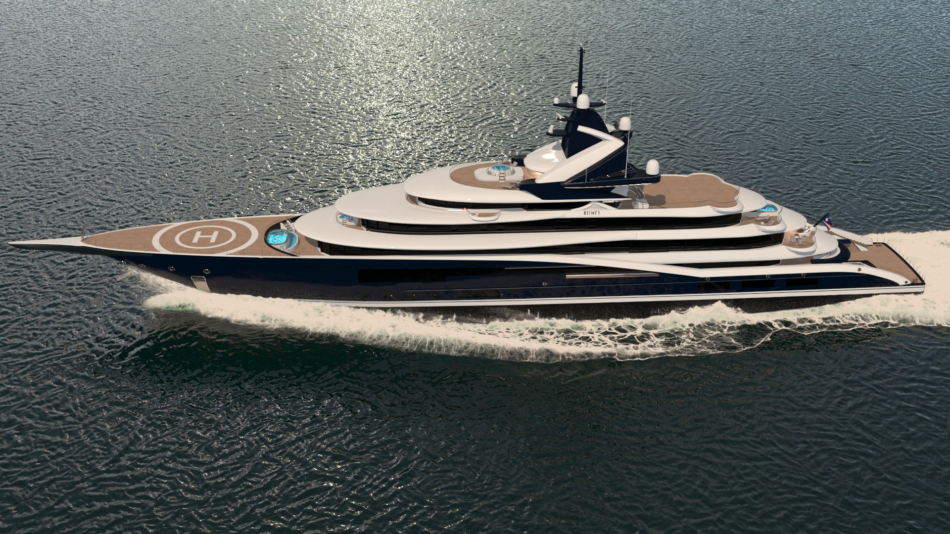 Kismet Superyacht Dynamic Simulation 3D - TurboSquid 2323878