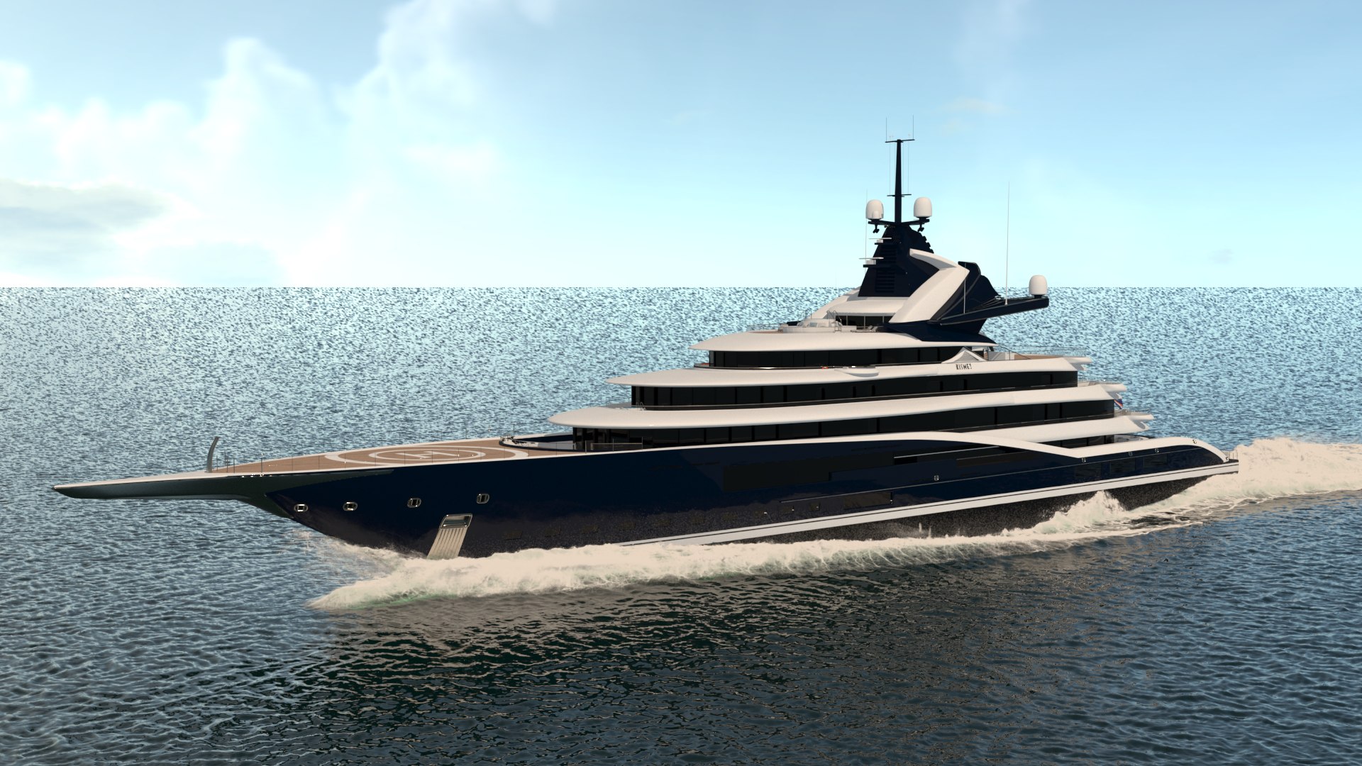 Kismet Superyacht Dynamic Simulation 3D - TurboSquid 2323878