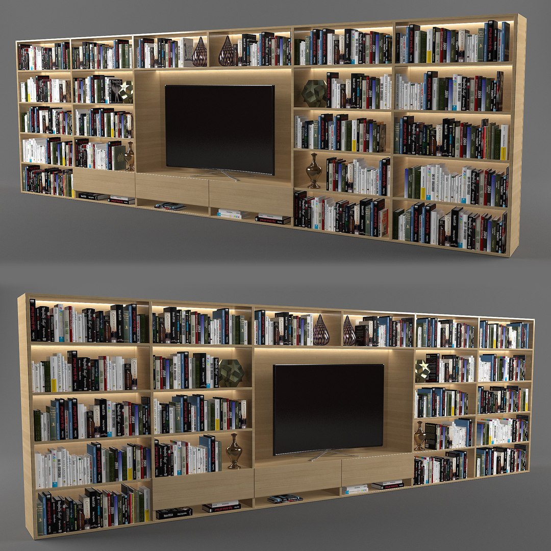 3d Bookcase Book