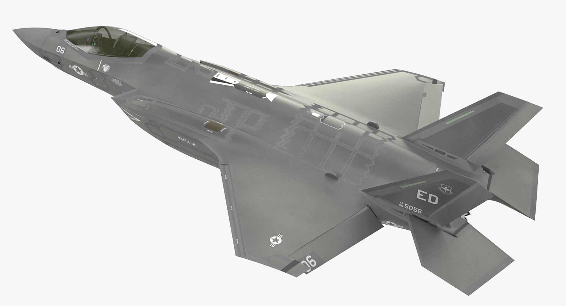 3D Stealth Multirole Fighter Lightning Model - TurboSquid 1209429