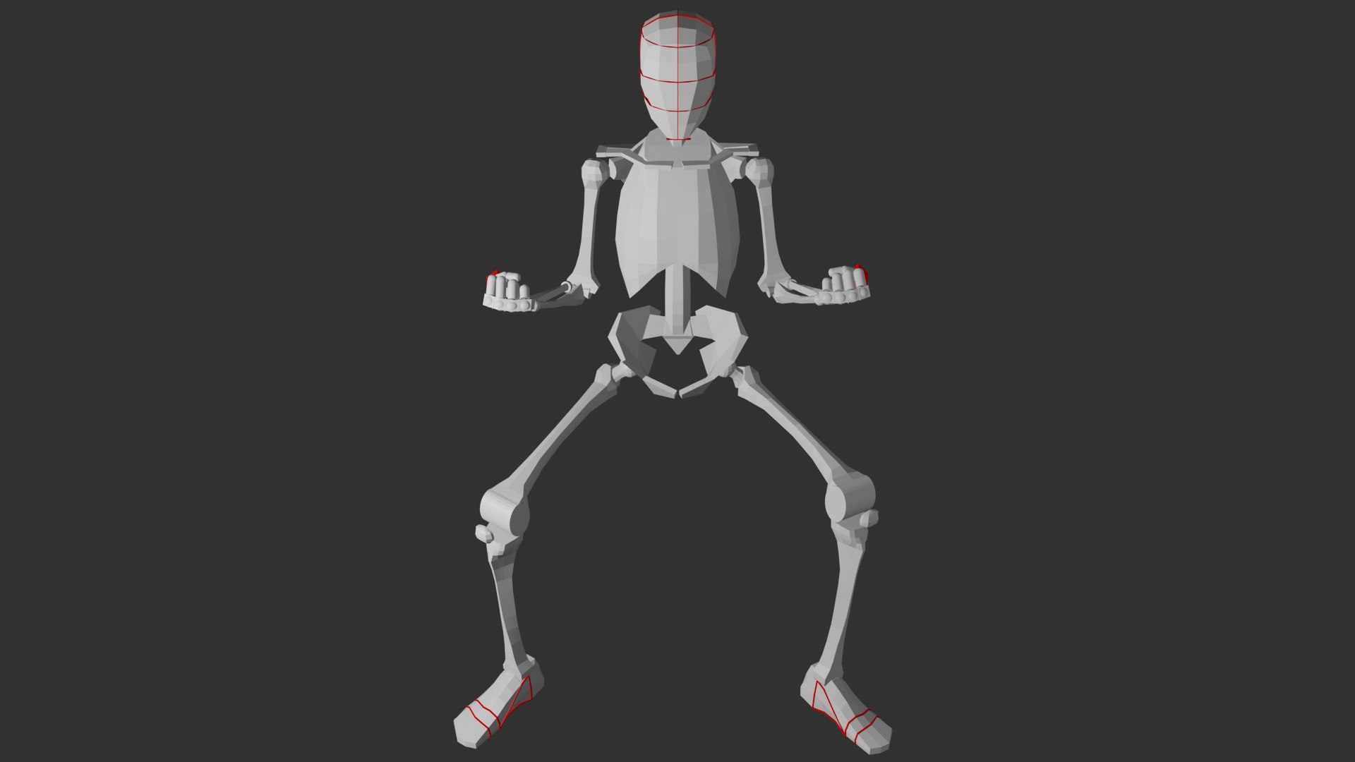 Female Skeleton For Artists 3D Model - TurboSquid 2092695