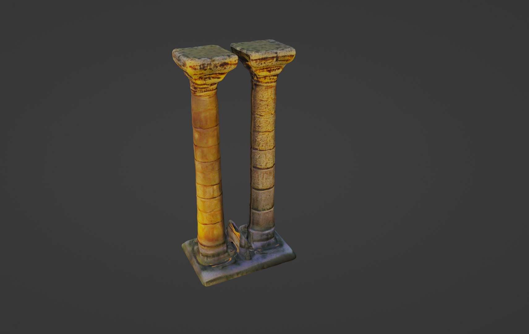 3D Antique Pillars of History - TurboSquid 2179673