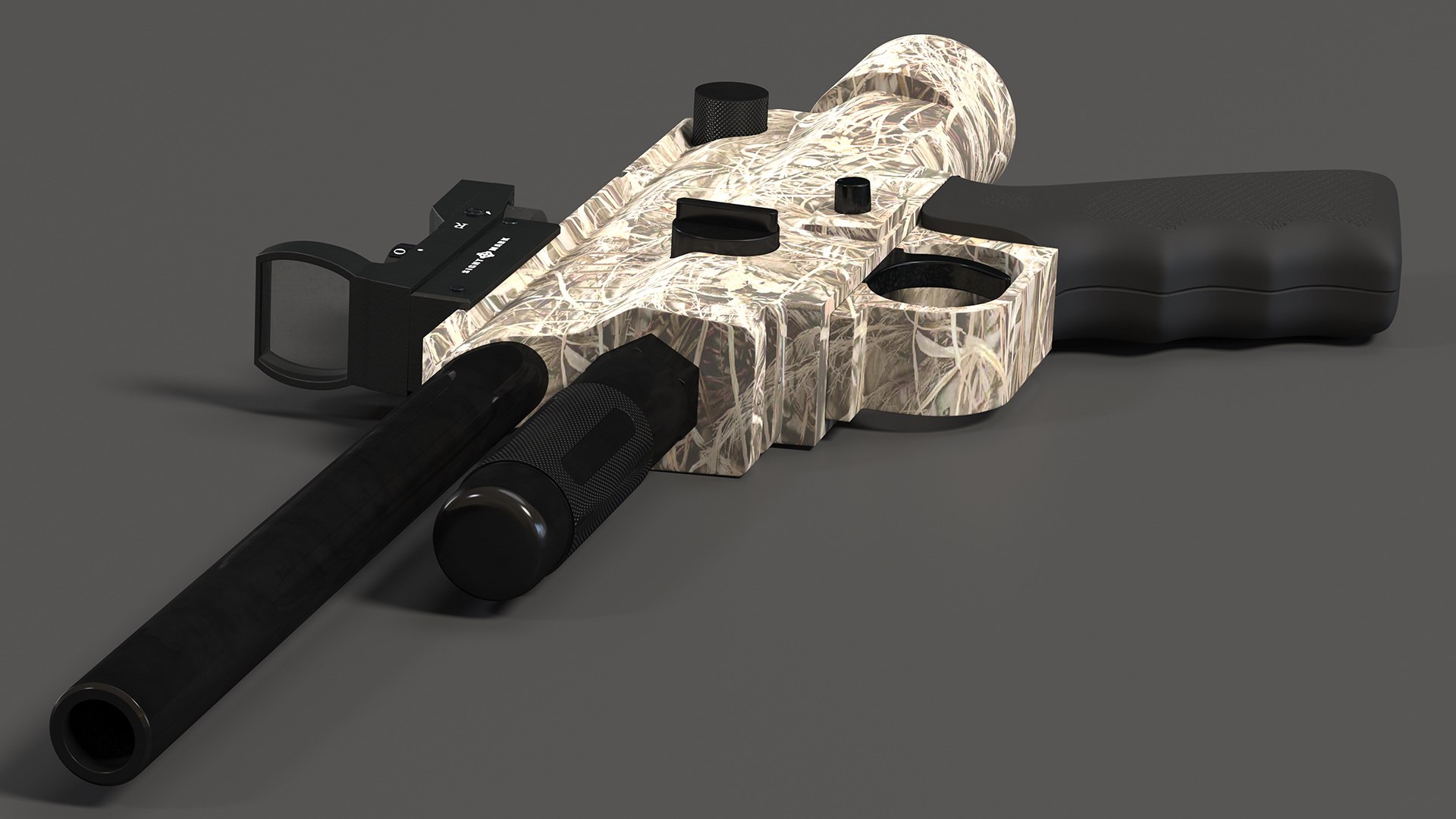 X2 Tranquilizer Dart Pistol In Camouflage 3D Model - TurboSquid 1980894
