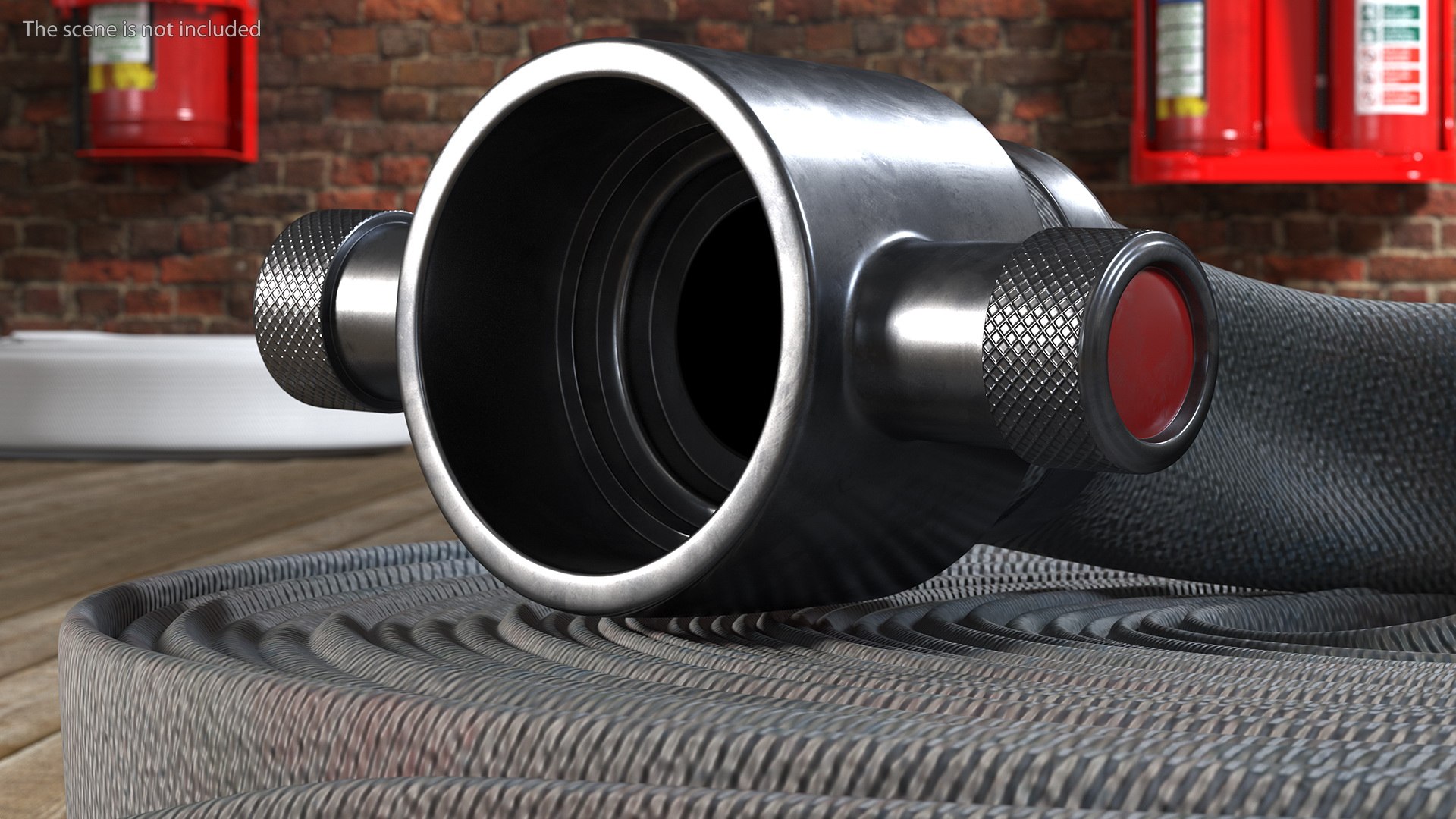 Coiled Fire Hose Used 3D model - TurboSquid 1836550
