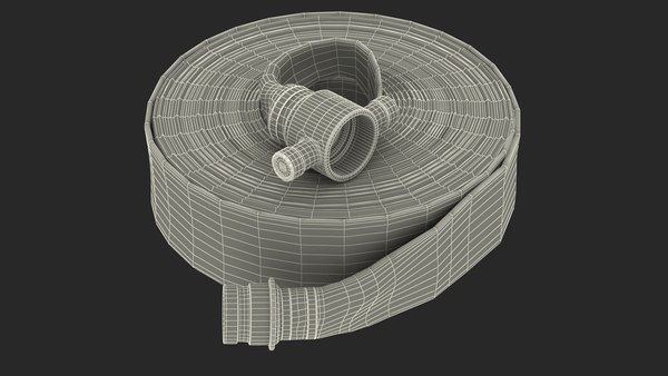 Coiled Fire Hose Used 3D model - TurboSquid 1836550