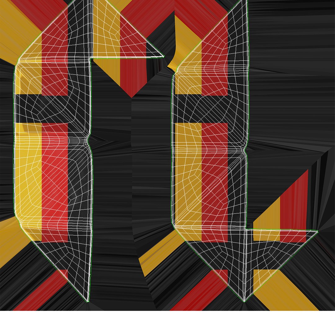 Flag Folded Triangle Germany 3D Model - TurboSquid 1570338