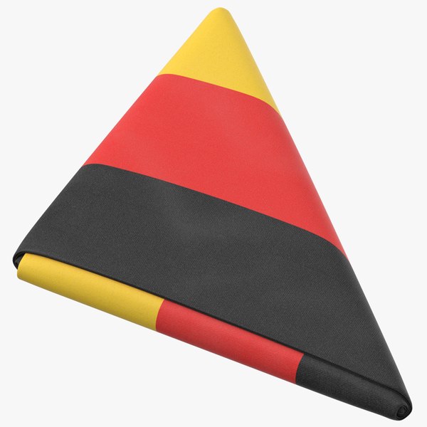 Flag folded triangle germany 3D model - TurboSquid 1570338
