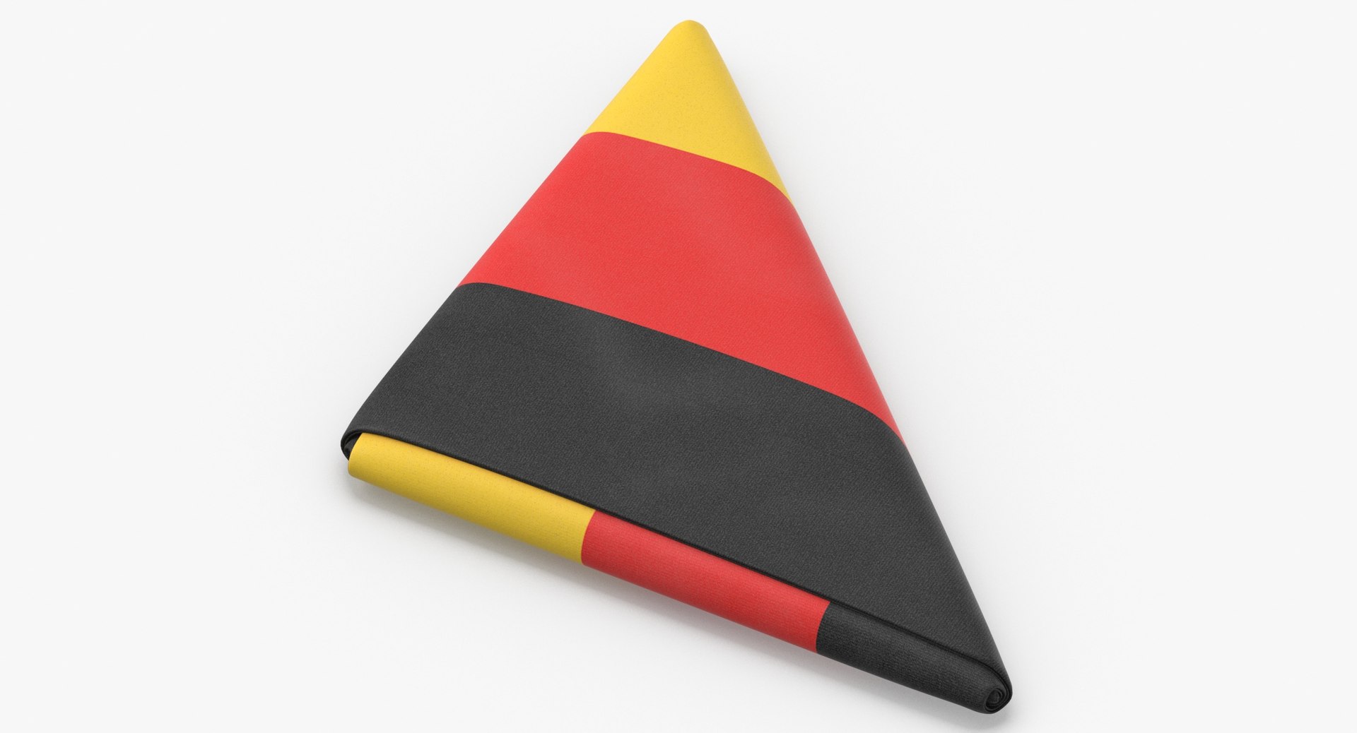 Flag Folded Triangle Germany 3D Model - TurboSquid 1570338