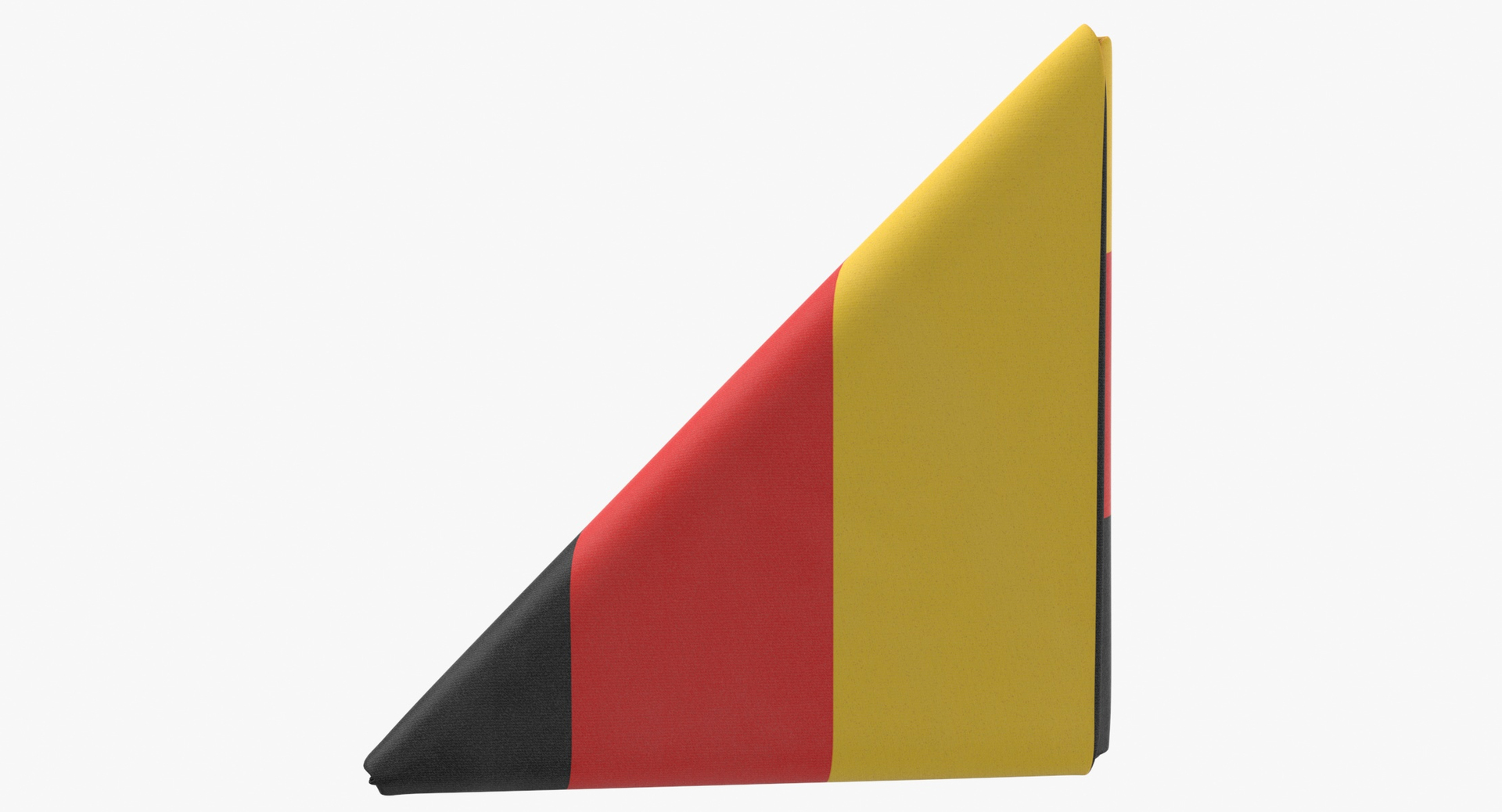 Flag Folded Triangle Germany 3D Model - TurboSquid 1570338