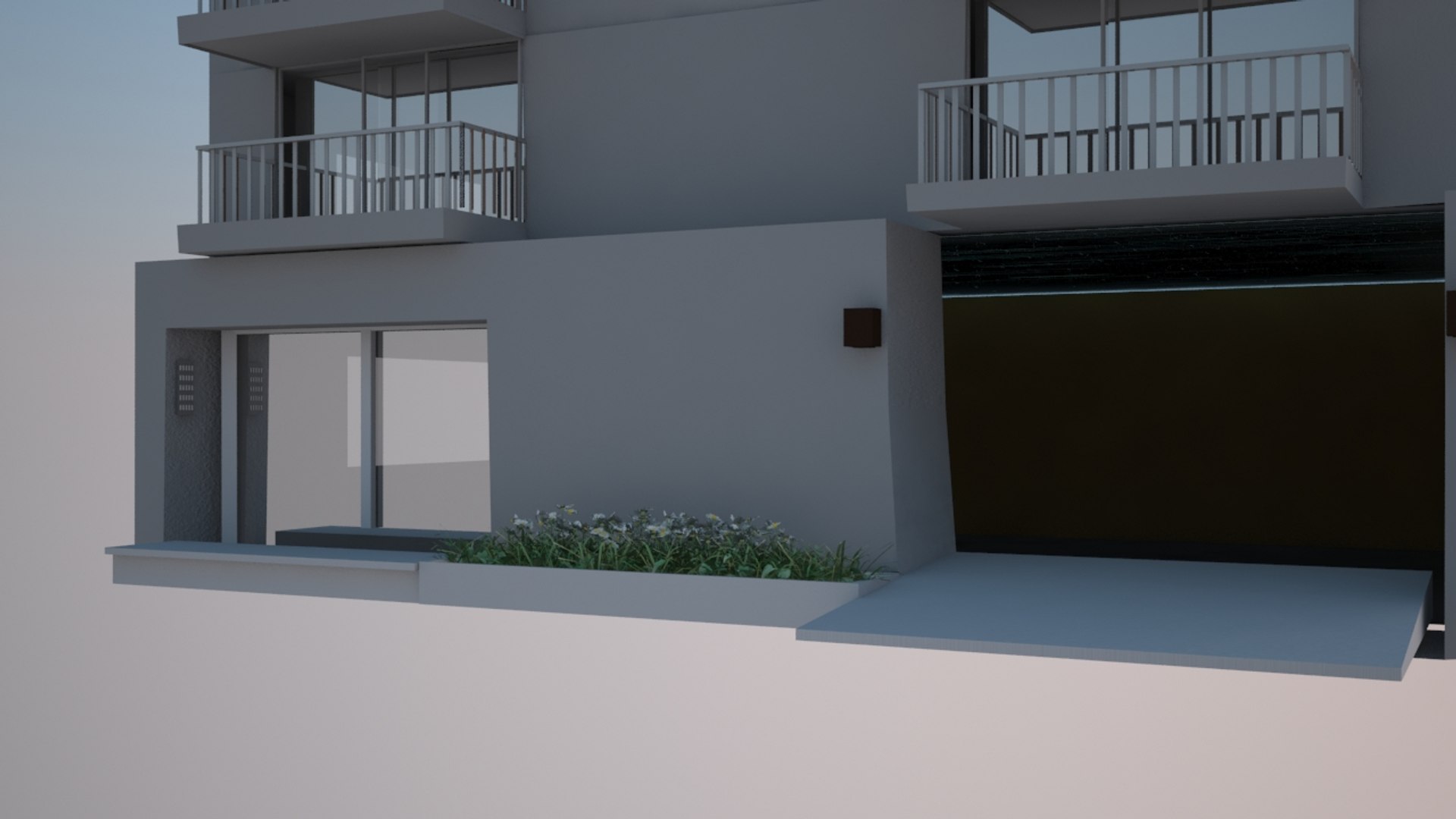 Simple Building 3d Max