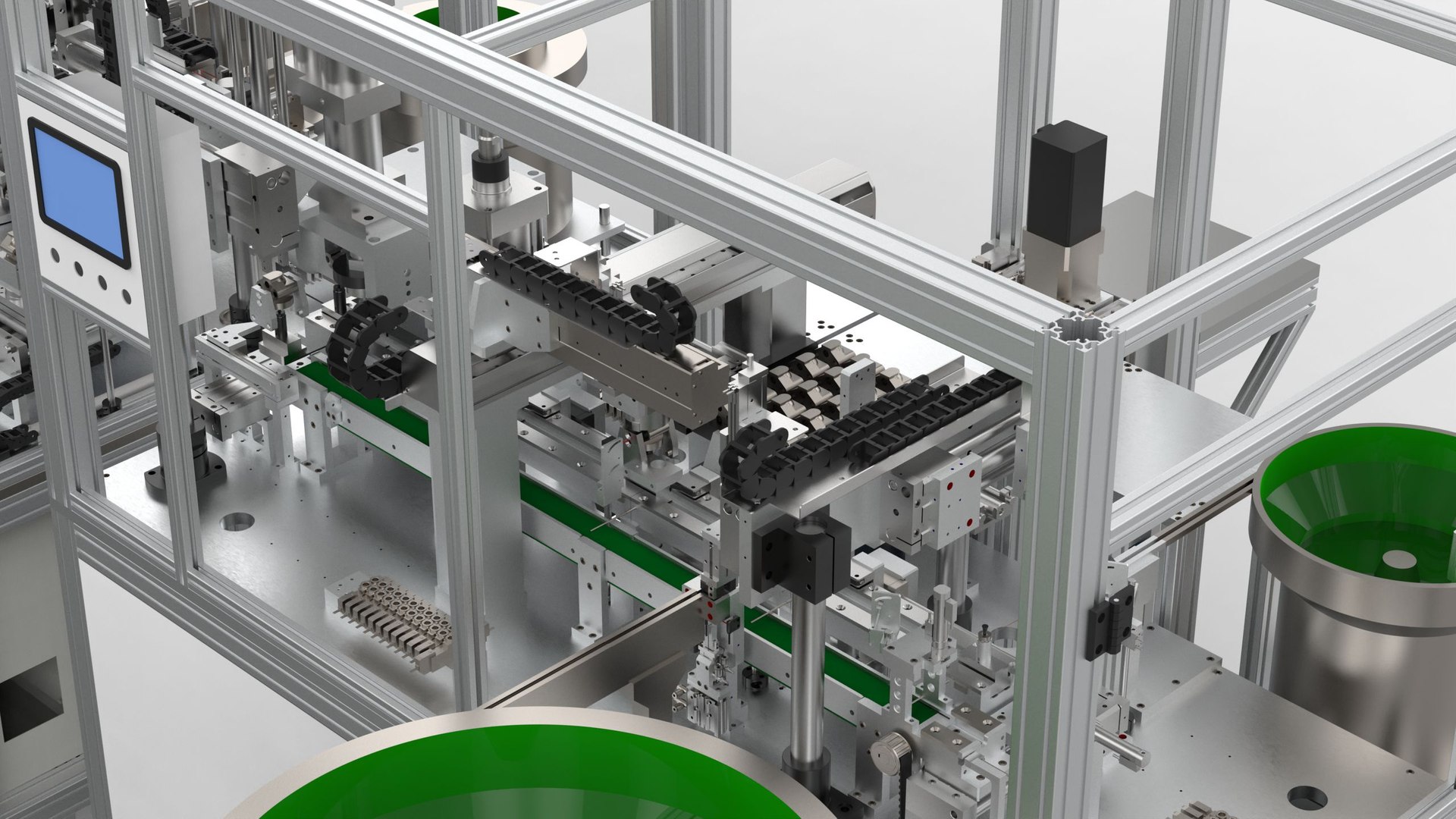 Automatic Multi- Station Motor Assembly Line 3D - TurboSquid 1946839