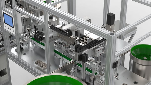Automatic Multi- Station Motor Assembly Line 3D - TurboSquid 1946839