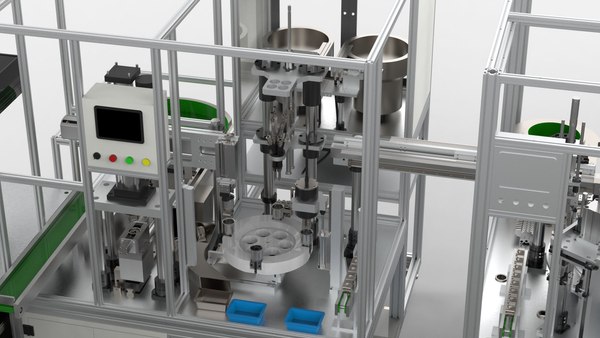 Automatic Multi- Station Motor Assembly Line 3D - TurboSquid 1946839