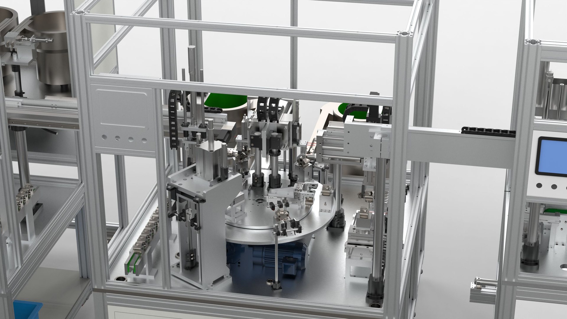 Automatic Multi- Station Motor Assembly Line 3D - TurboSquid 1946839