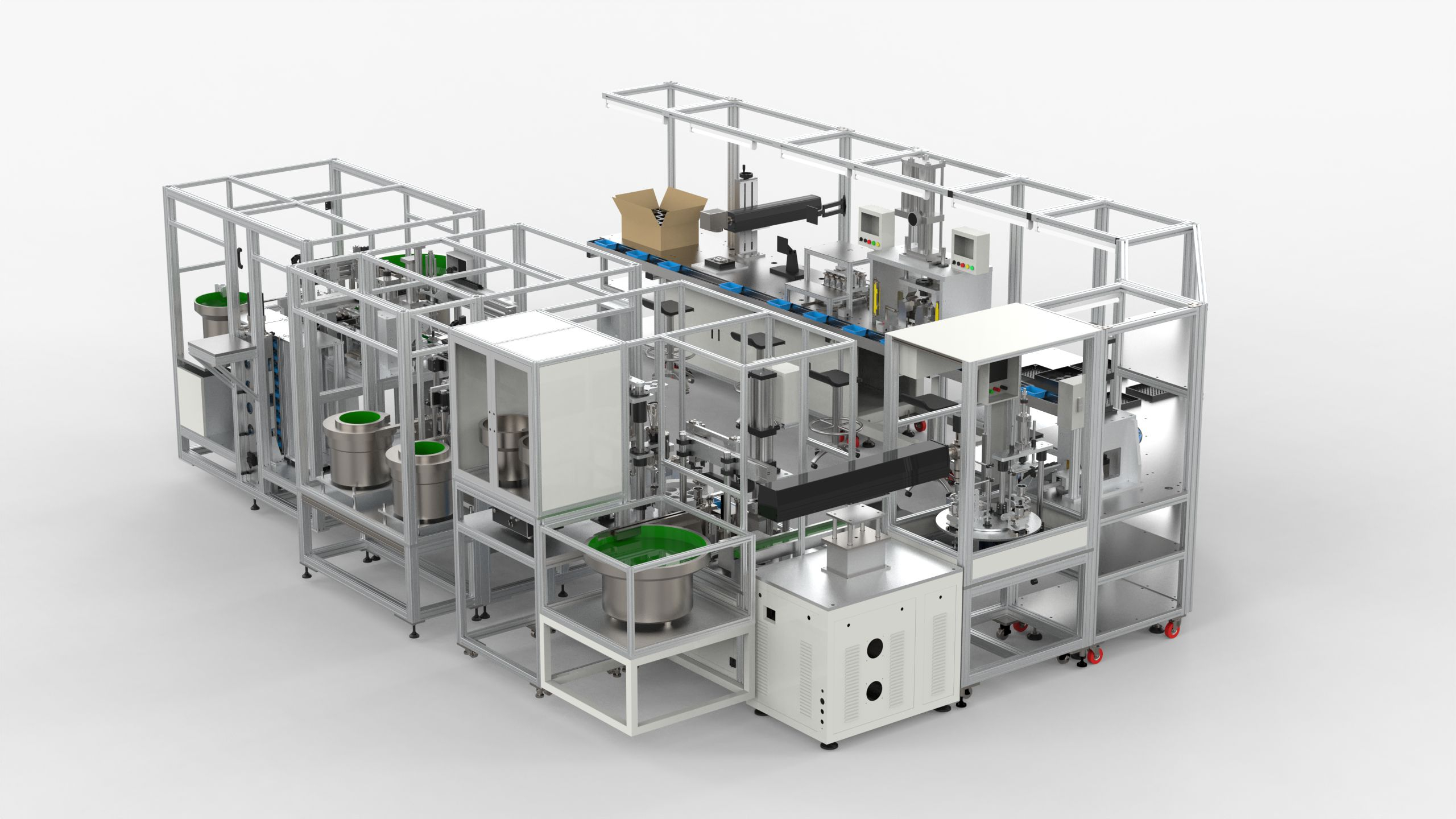 Automatic Multi- Station Motor Assembly Line 3D - TurboSquid 1946839