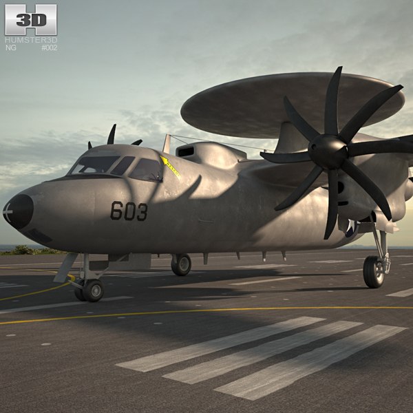 Northrop Grumman E-2 Hawkeye 3D Models for Download | TurboSquid