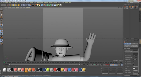 C4D Cartoon guide 3D model - TurboSquid 2039354