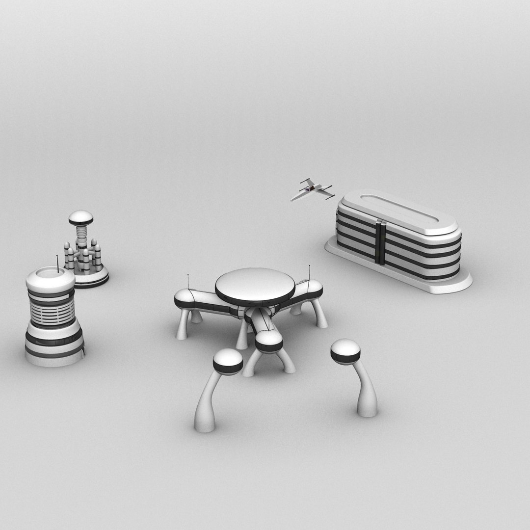 Buildings Future 3D Model - TurboSquid 1261739