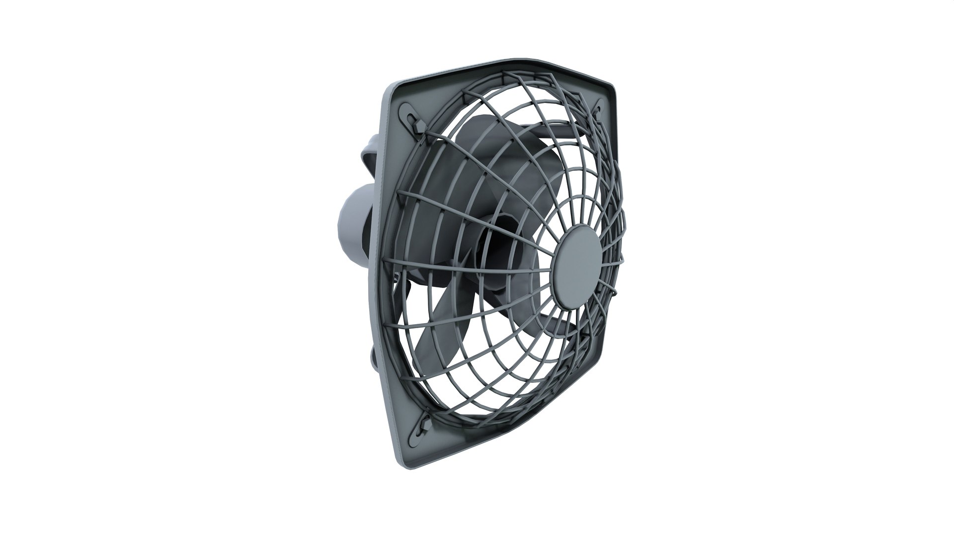 Exhaust Fan Model - TurboSquid 2420000
