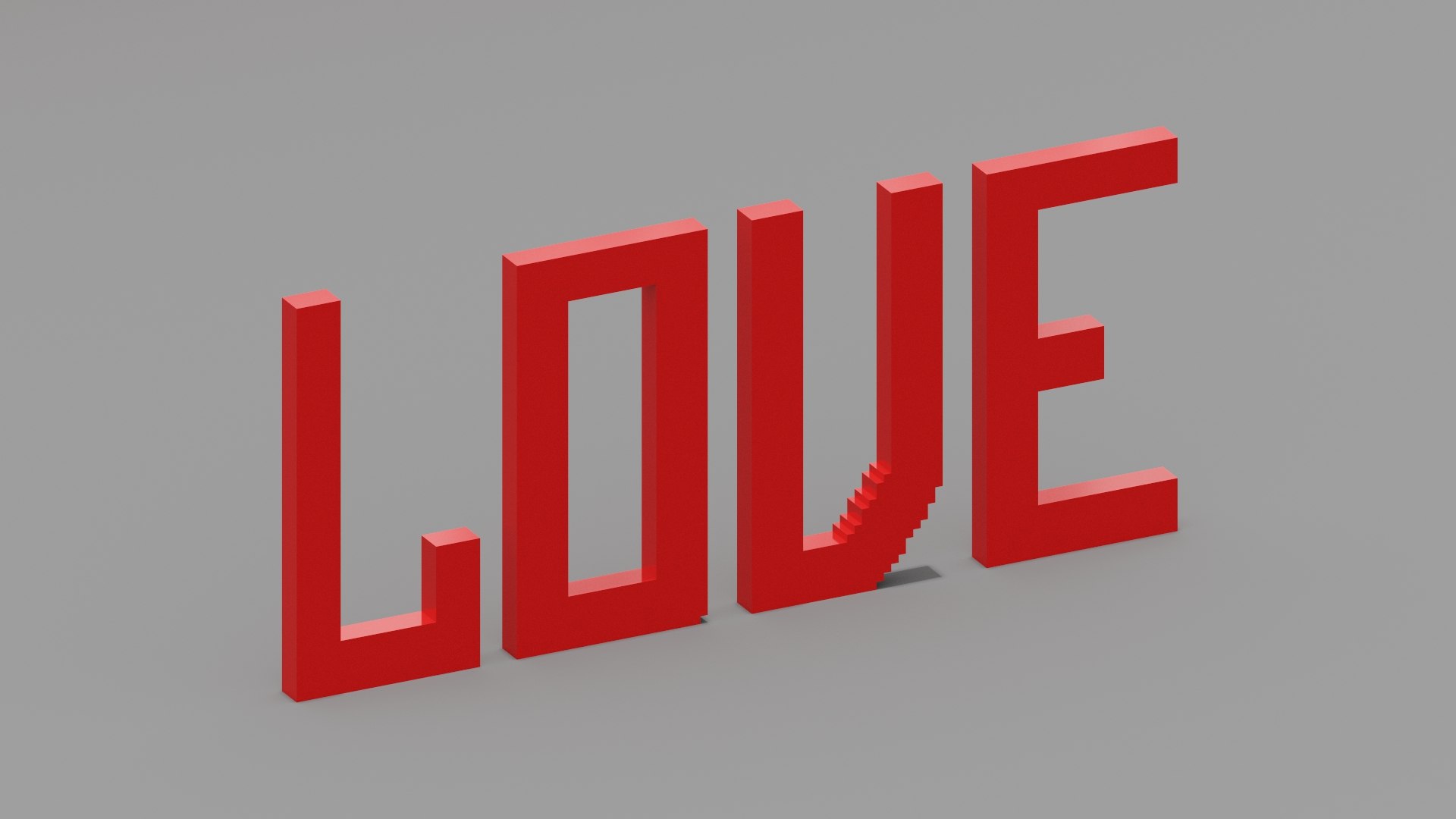 Voxel Alphabet 3D Model - TurboSquid 1859481