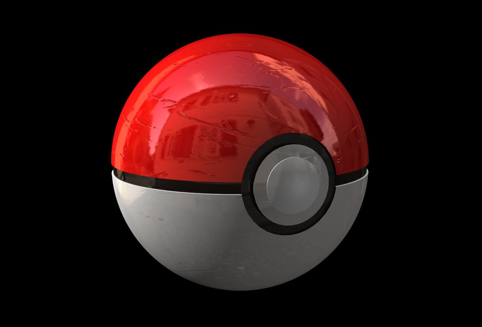 Pokeball 3d Model