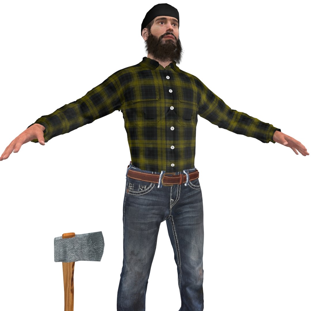 Max Canadian Lumberjack Man