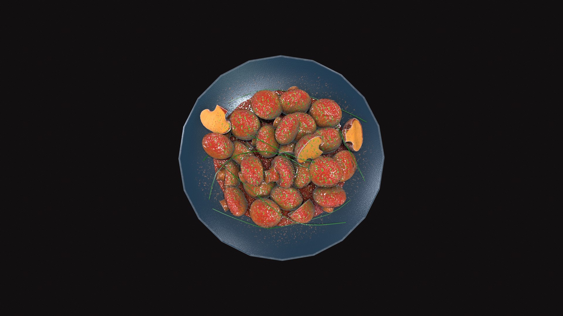 Medieval Mashroom Dish 3D - TurboSquid 2323098